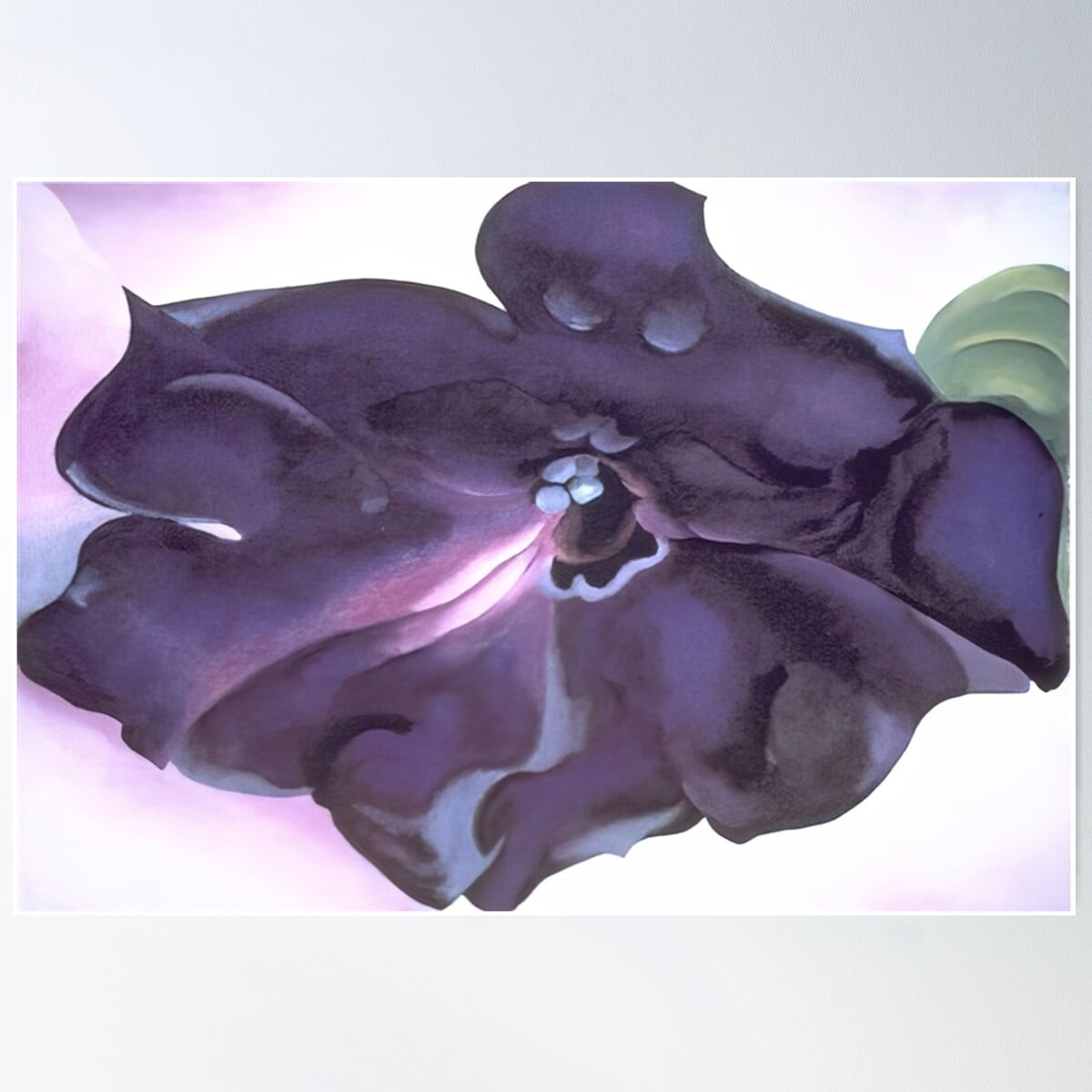 Dopaprint UNFRAMED PAPER POSTER Georgia Okeeffe Petunia Poster Wall Art ...