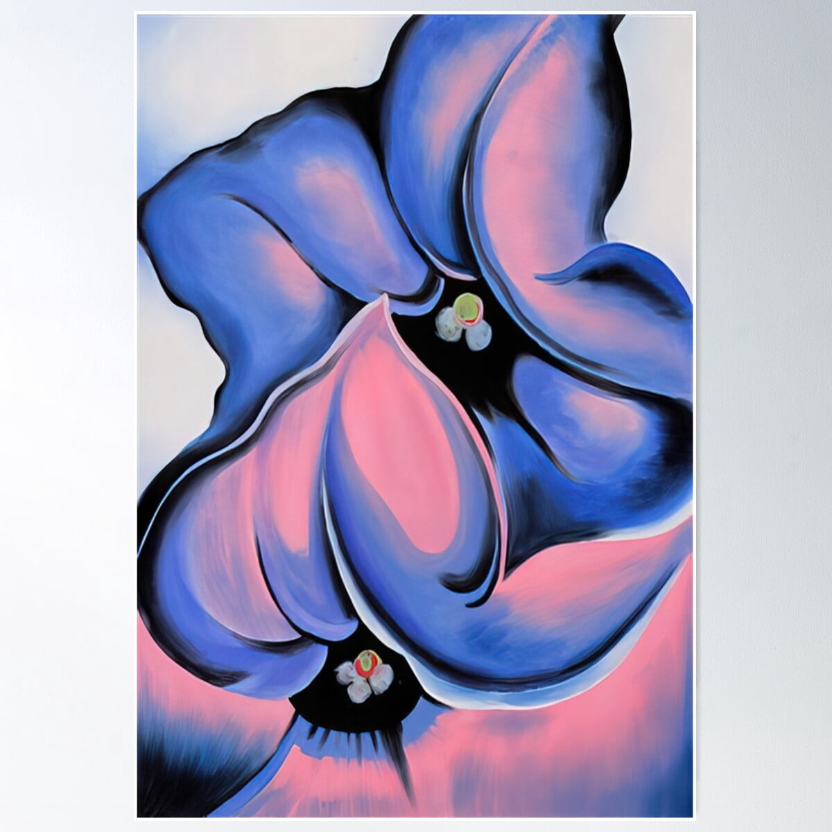 Dopaprint UNFRAMED PAPER POSTER Georgia Okeeffe Purple Petunia Poster ...