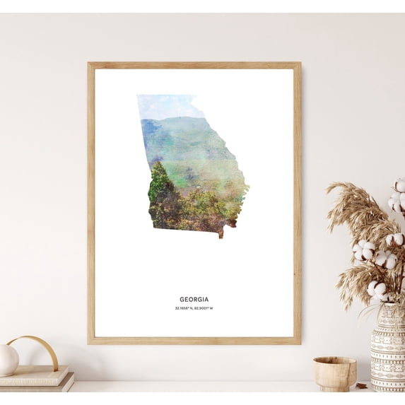 Dopaprint UNFRAMED PAPER POSTER Georgia Print, Georgia Print, Georgia ...