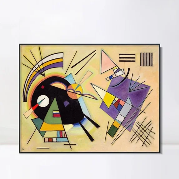 Dopaprint UNFRAMED PAPER POSTER Giclee Print Art Black And Violet By ...