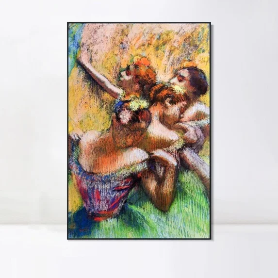 Dopaprint UNFRAMED PAPER POSTER Giclee Print Art Four Dancers,Circa ...
