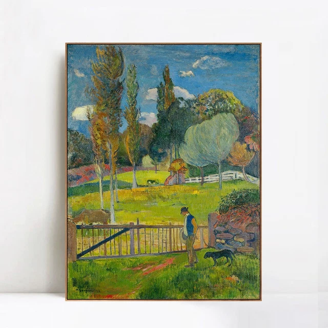 Dopaprint UNFRAMED PAPER POSTER Giclee Print Art Paul Gauguin - Landscape, 1894[1] By Paul ...