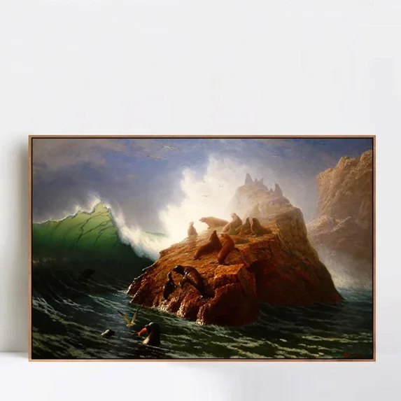 Dopaprint UNFRAMED PAPER POSTER Giclee Print Art Sea Loin By Albert ...