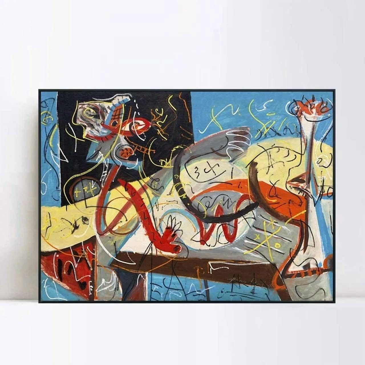 Dopaprint UNFRAMED PAPER POSTER Giclee Print Art Stenographic Figure By ...