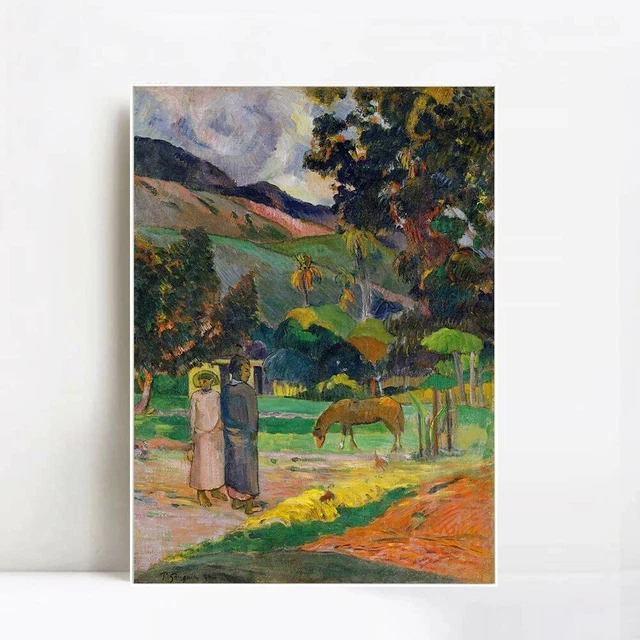 Dopaprint UNFRAMED PAPER POSTER Giclee Print Art Tahitian Landscape By ...