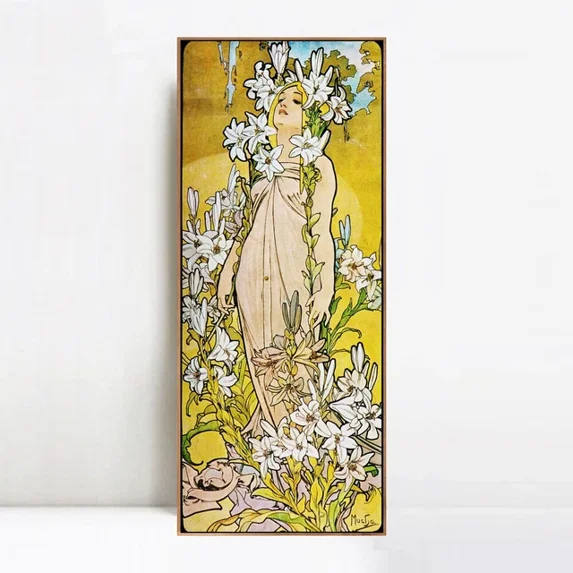 Dopaprint UNFRAMED PAPER POSTER Giclee Print Lily By Alphonse Mucha ...