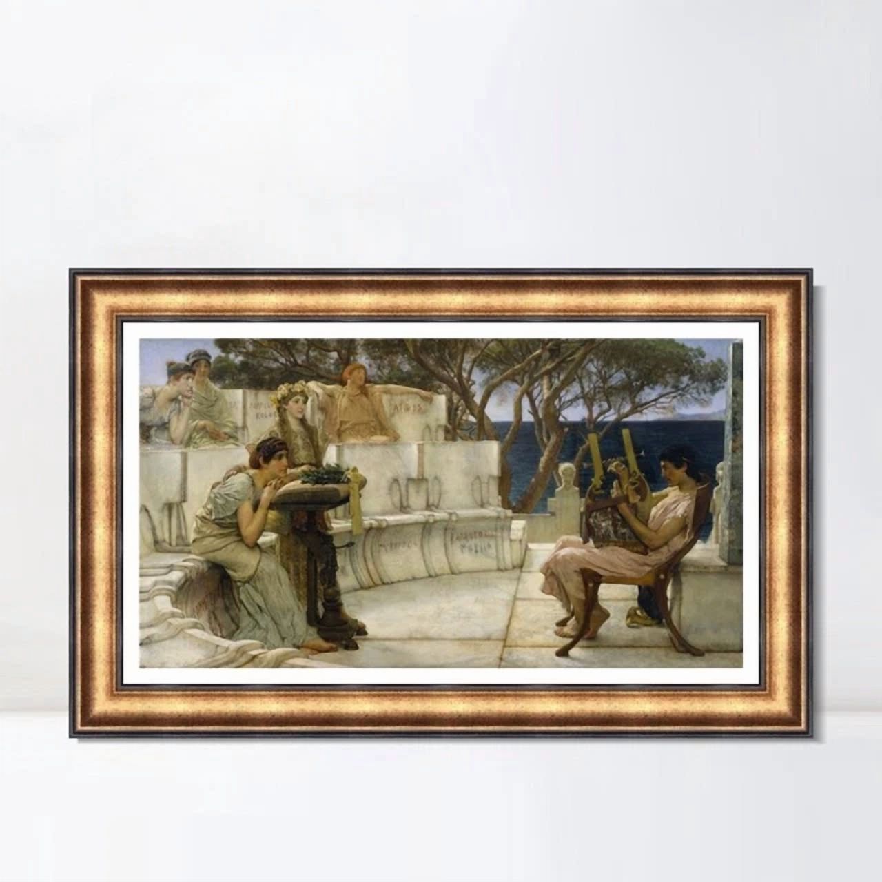 Dopaprint UNFRAMED PAPER POSTER Giclee Print Sappho And Alcaeus By ...