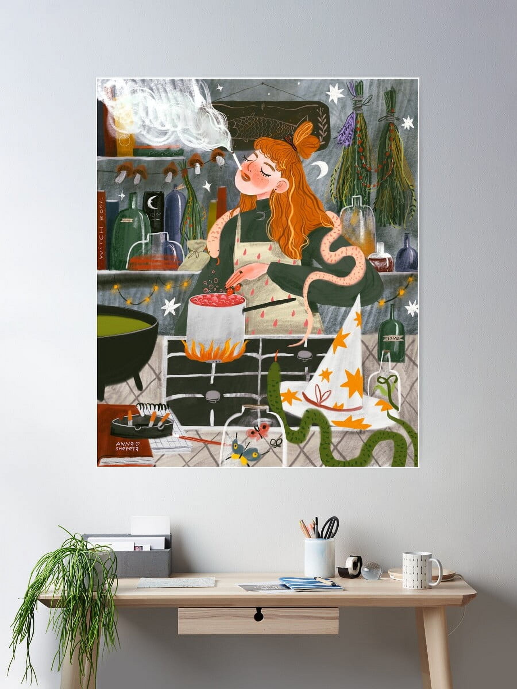 Dopaprint UNFRAMED PAPER POSTER Ginger Witc.H Poster Wall Art, Modern ...