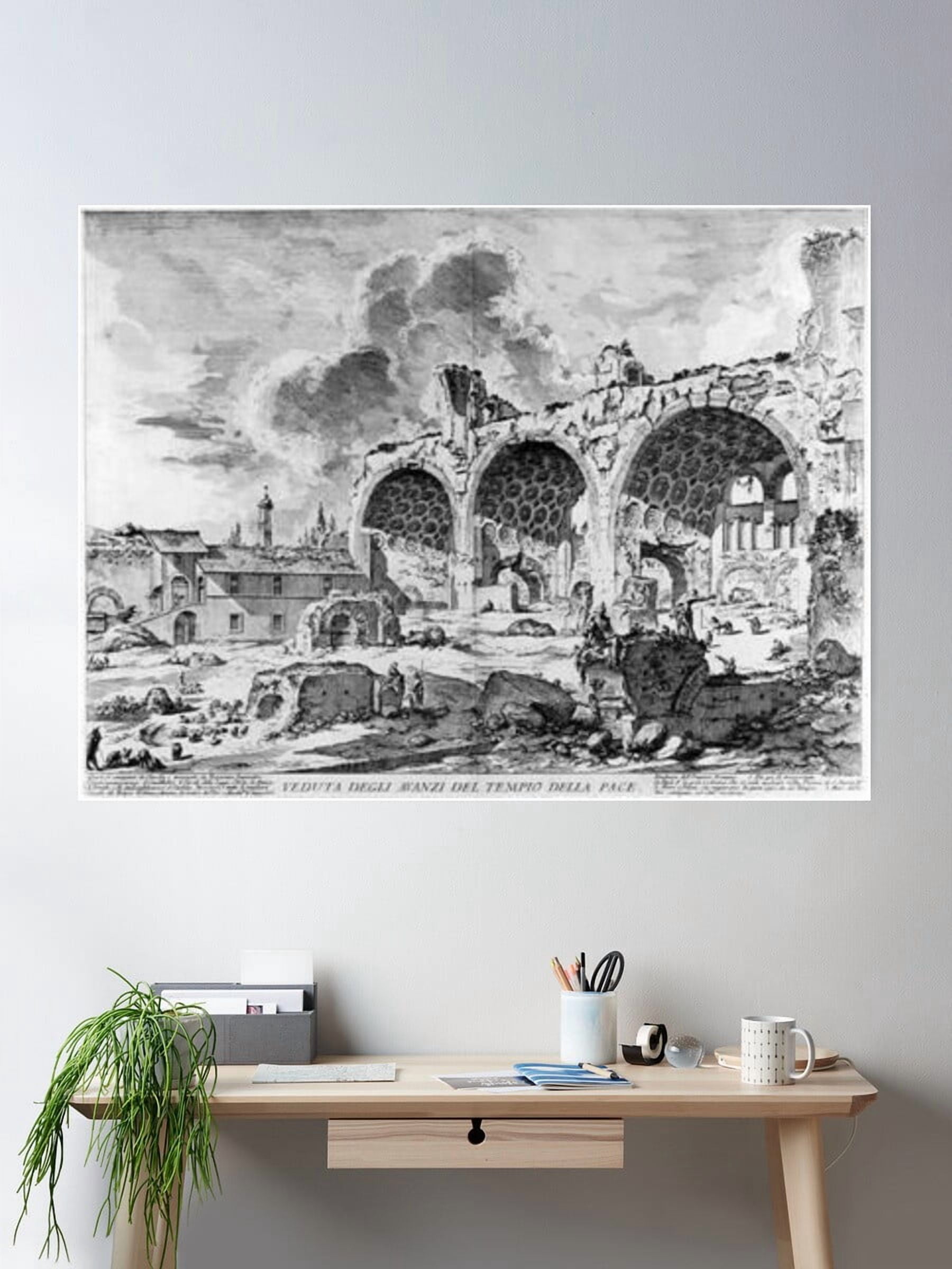 Dopaprint UNFRAMED PAPER POSTER Giovanni Battista Piranesi, 18Th ...