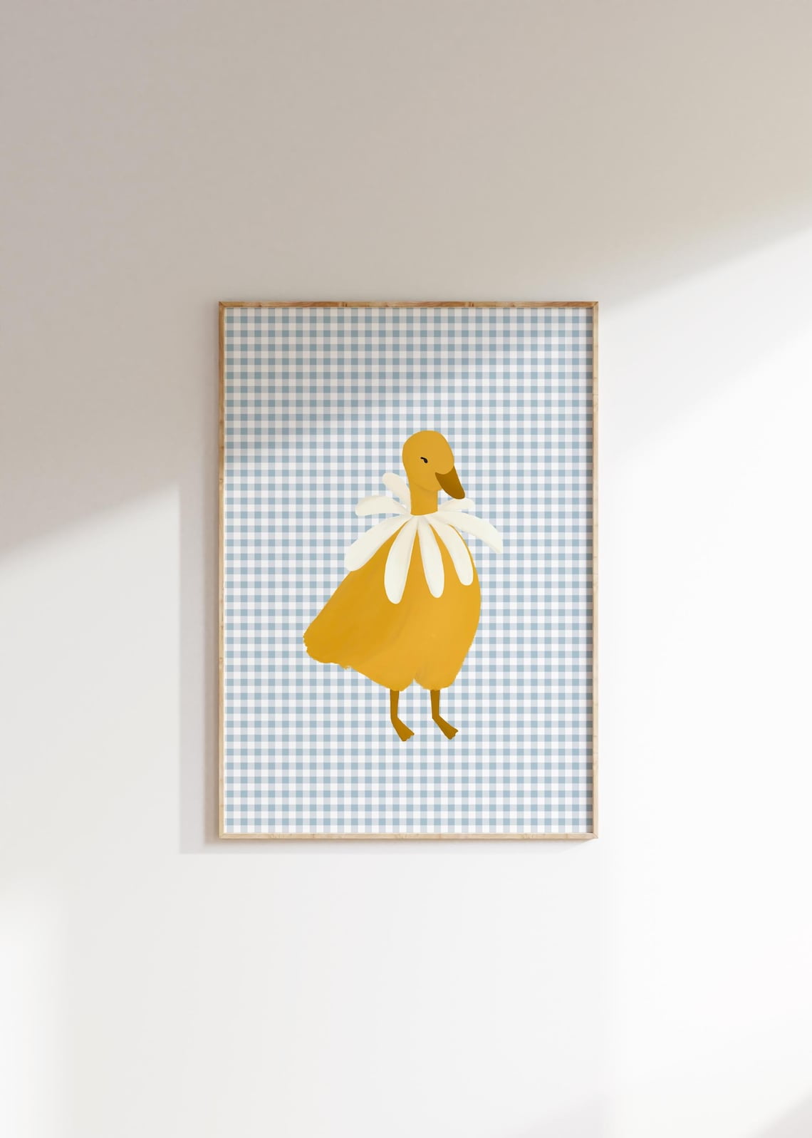 Dopaprint UNFRAMED PAPER POSTER Girls Room Duck Print Cottagecore ...