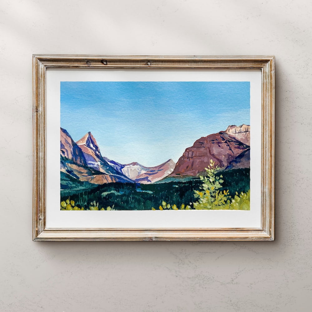 Dopaprint UNFRAMED PAPER POSTER Glacier National Park, Glacier, Montana ...