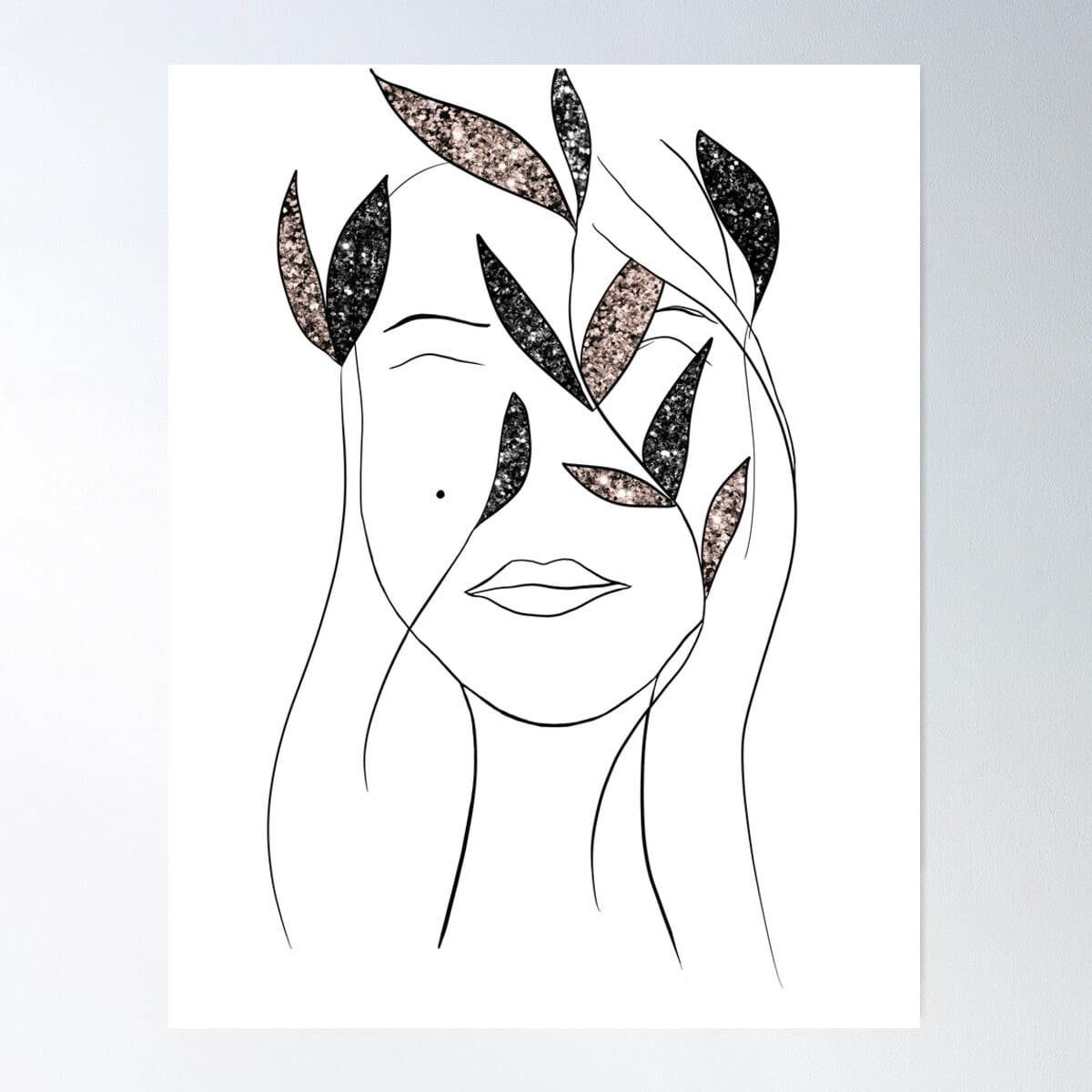 Dopaprint UNFRAMED PAPER POSTER Glam Lady #3 (Photo Of Glitter Only ...