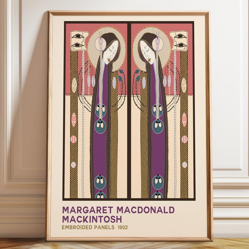 Dopaprint UNFRAMED PAPER POSTER Glasgow Style Elegance: Margaret ...