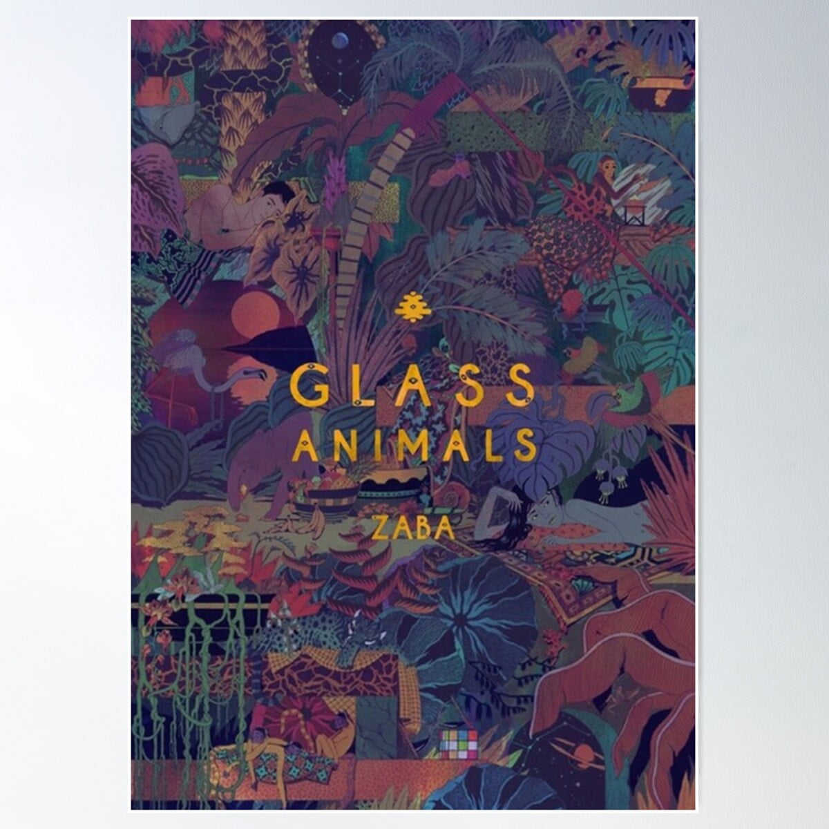 Dopaprint UNFRAMED PAPER POSTER Glass Animals Zaba Poster Wall Art, Modern Wall Decor For Living ...