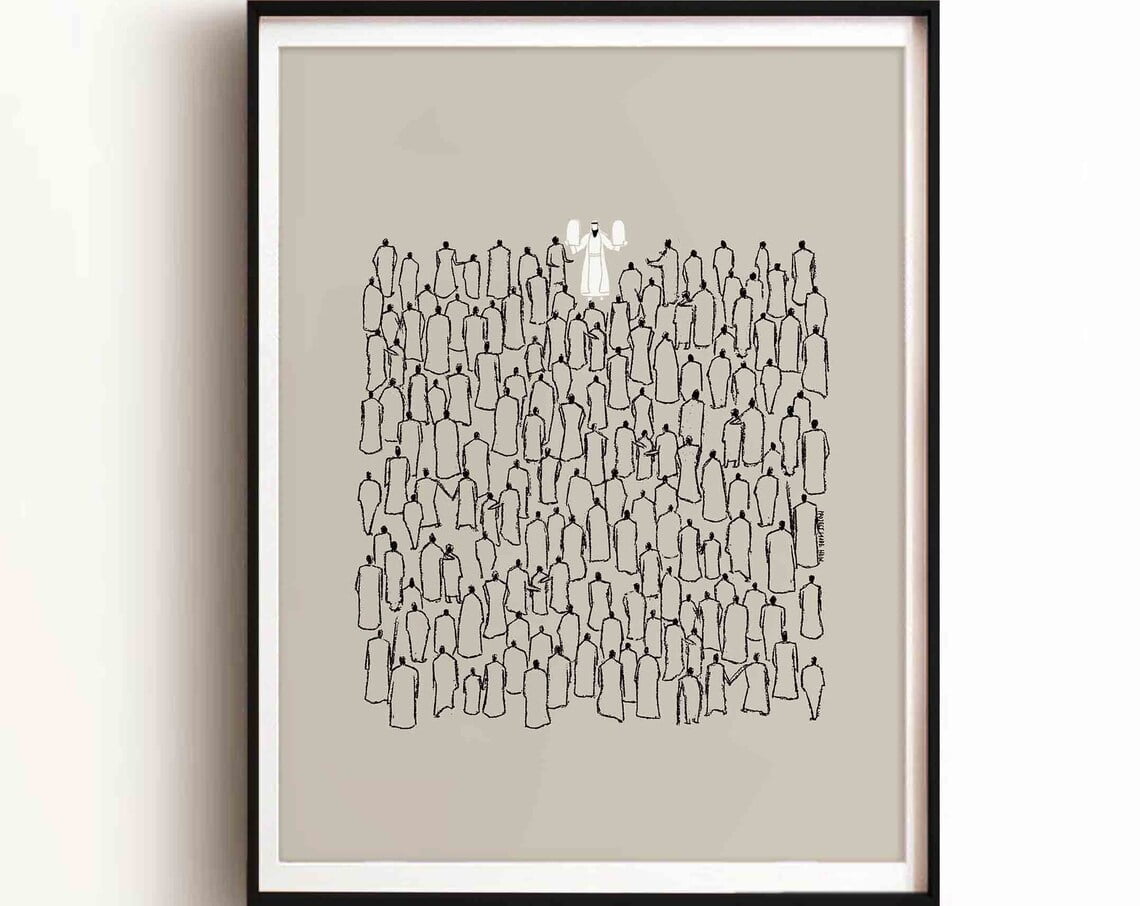 Dopaprint UNFRAMED PAPER POSTER God Is Good Christian Quote Wall Art ...