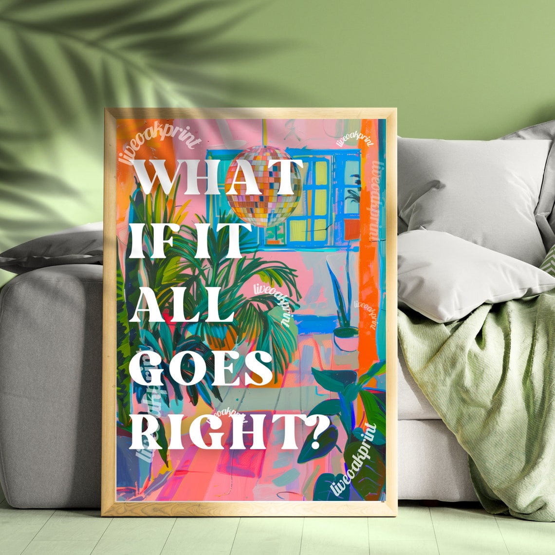 Dopaprint UNFRAMED PAPER POSTER What If It All Goes Right Print ...
