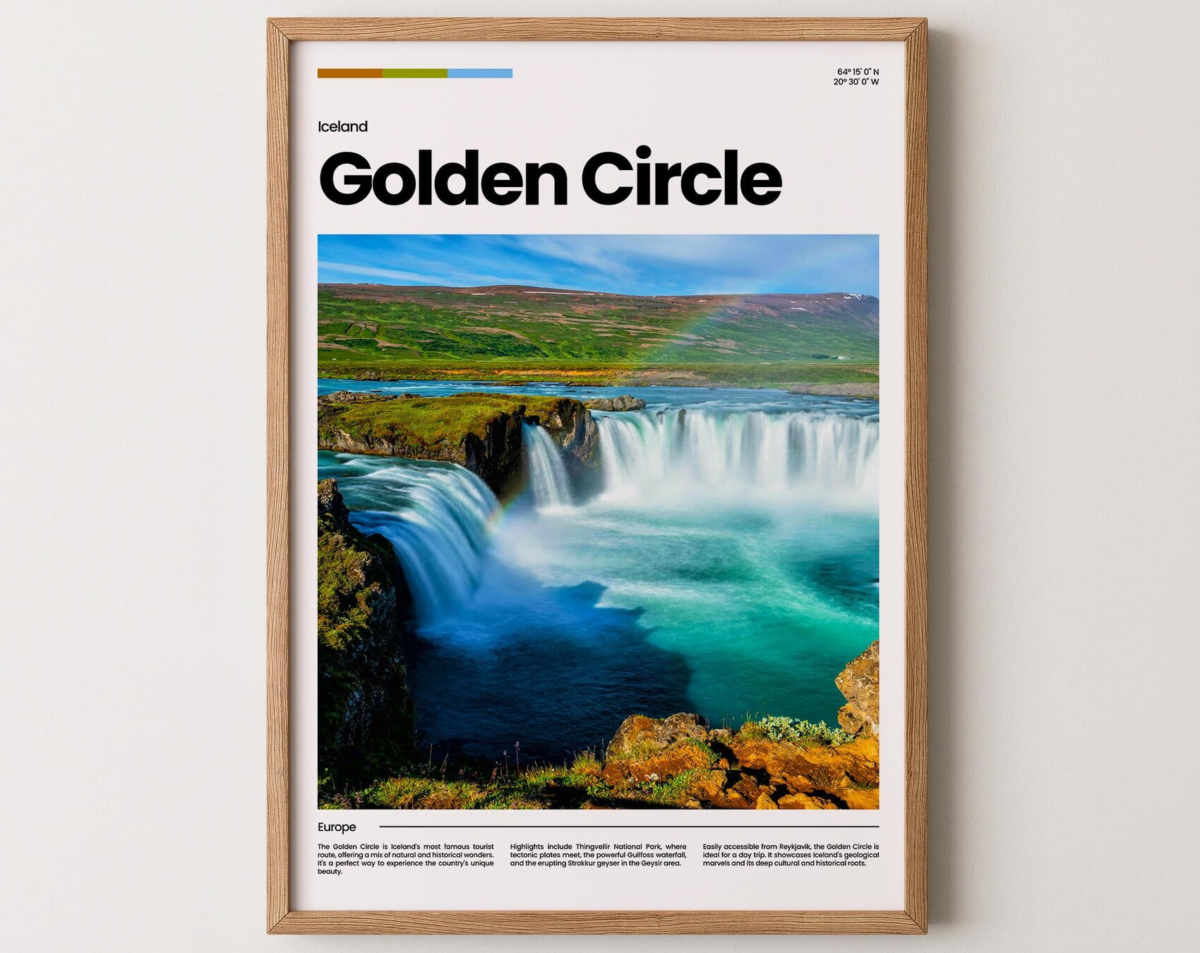 Dopaprint UNFRAMED PAPER POSTER Golden Circle Poster, Golden Circle ...