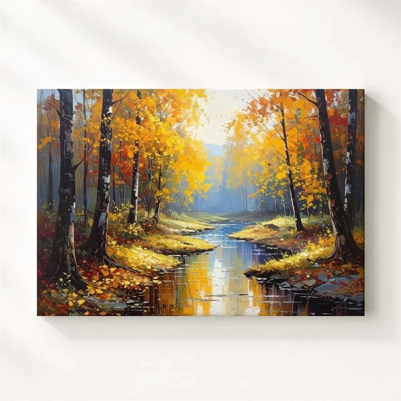 Dopaprint UNFRAMED PAPER POSTER Golden Passage Poster Autumn Forest ...