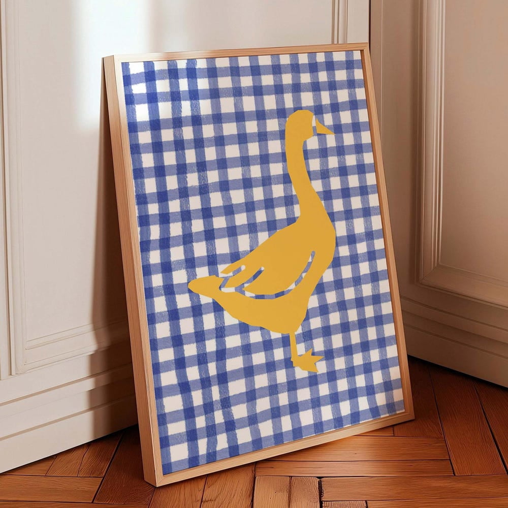 Dopaprint UNFRAMED PAPER POSTER Goose Print Danish Pastel Kitchen Decor ...
