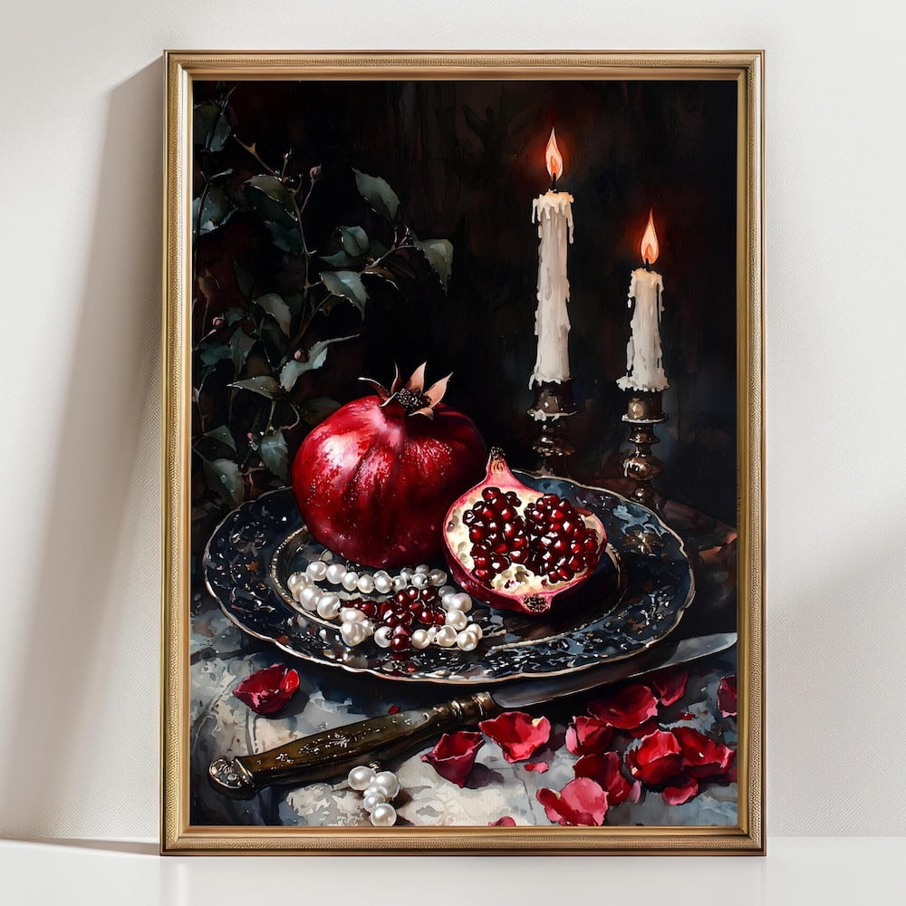 Dopaprint UNFRAMED PAPER POSTER Gothic Kitchen Stillife Art Print ...