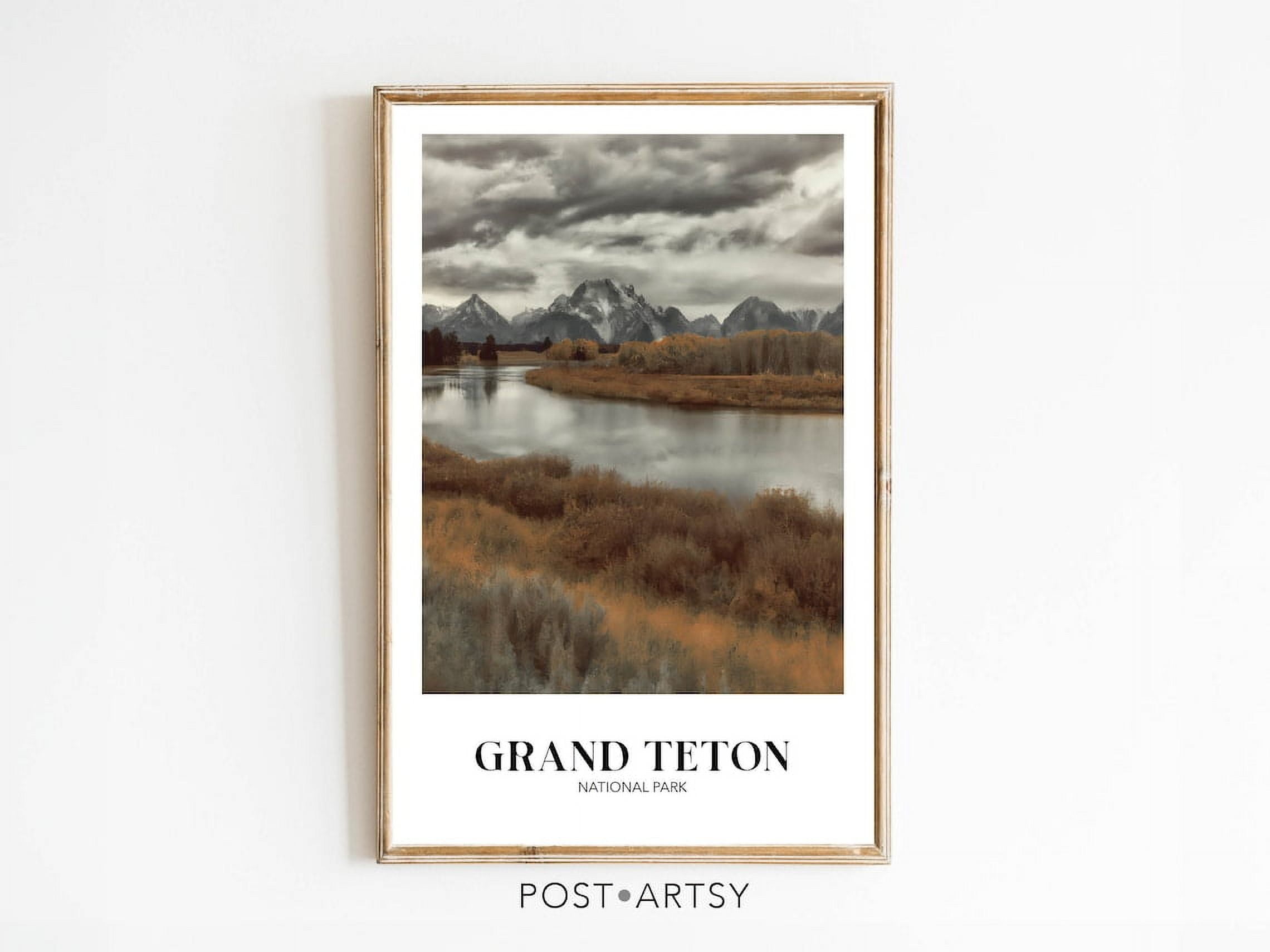 Dopaprint UNFRAMED PAPER POSTER Grand Teton National Park Poster ...