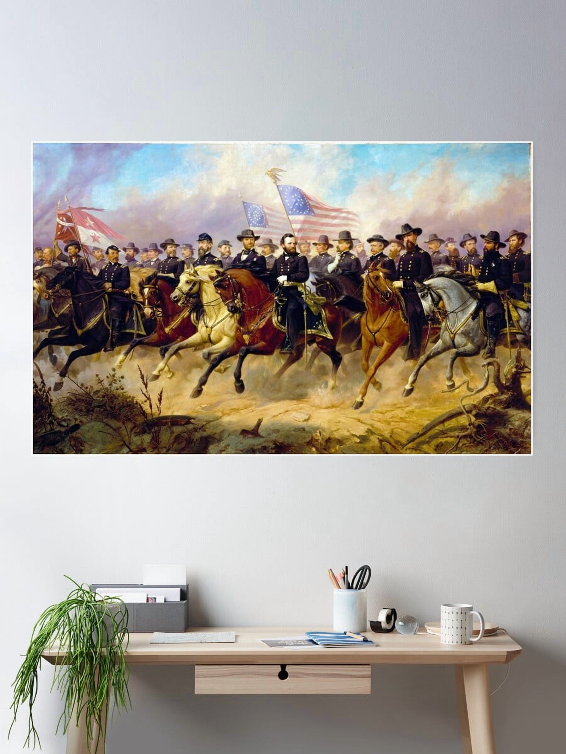 Dopaprint UNFRAMED PAPER POSTER Grant And His Generals By Ole Peter ...