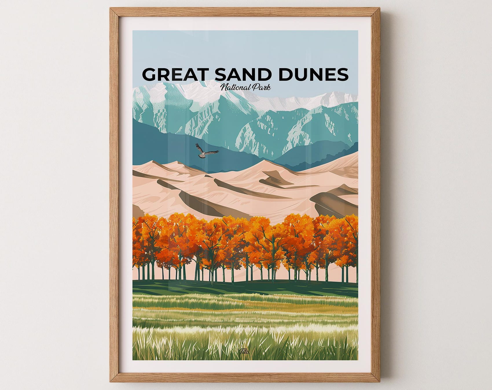 Dopaprint UNFRAMED PAPER POSTER Great Sand Dunes Poster, Great Sand ...