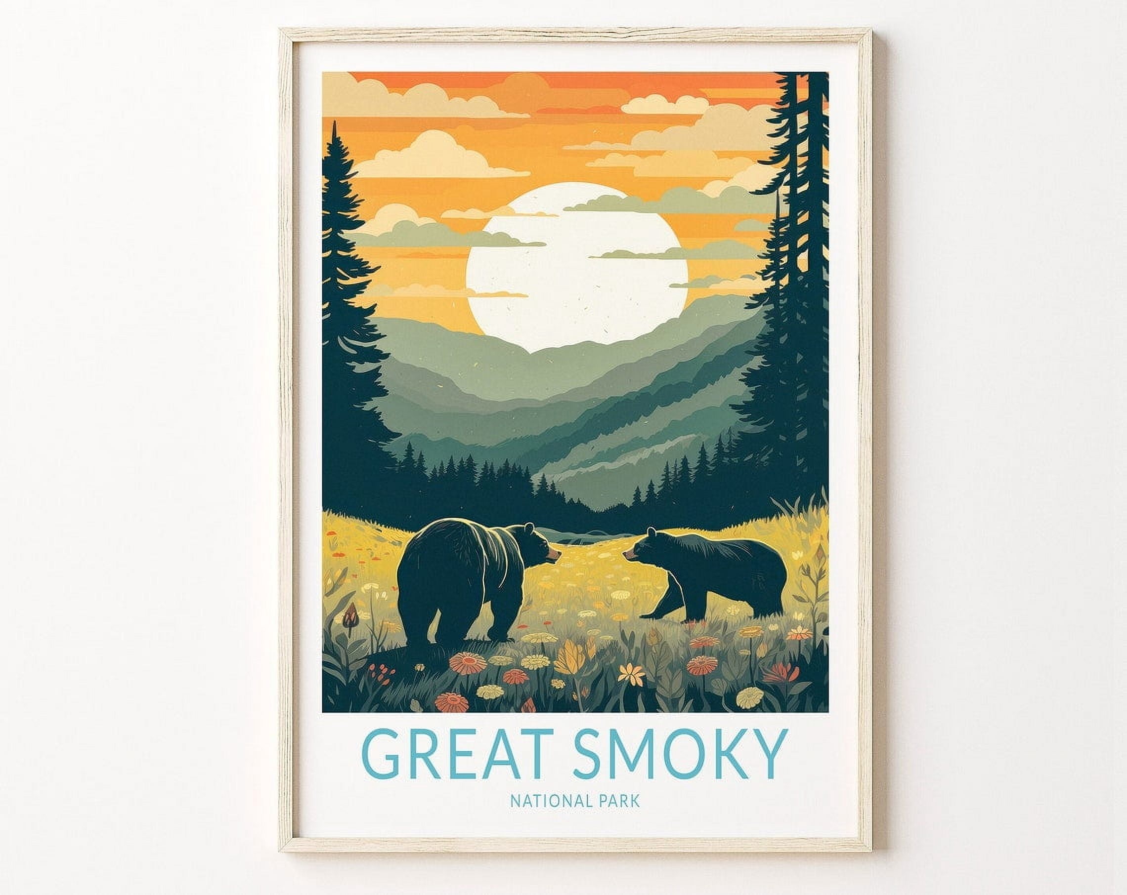 Dopaprint UNFRAMED PAPER POSTER Great Smoky National Park Print Wall ...