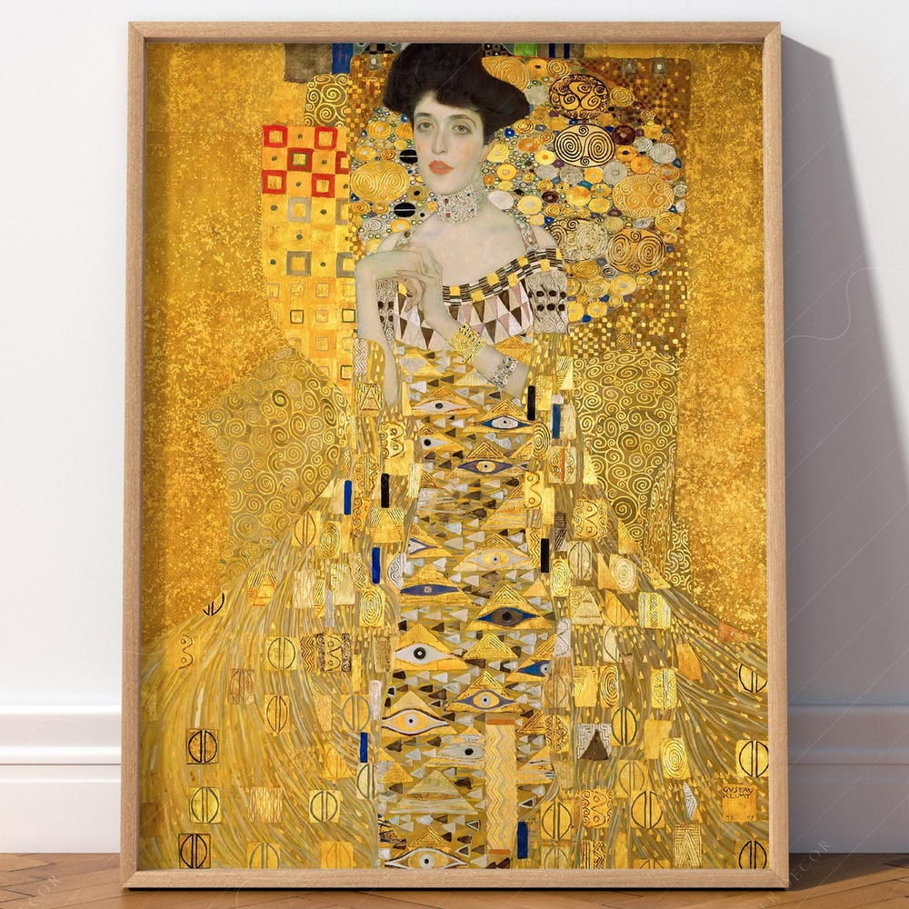 Dopaprint UNFRAMED PAPER POSTER Gustav Klimt Adele Bloch Bauer Fine Art ...