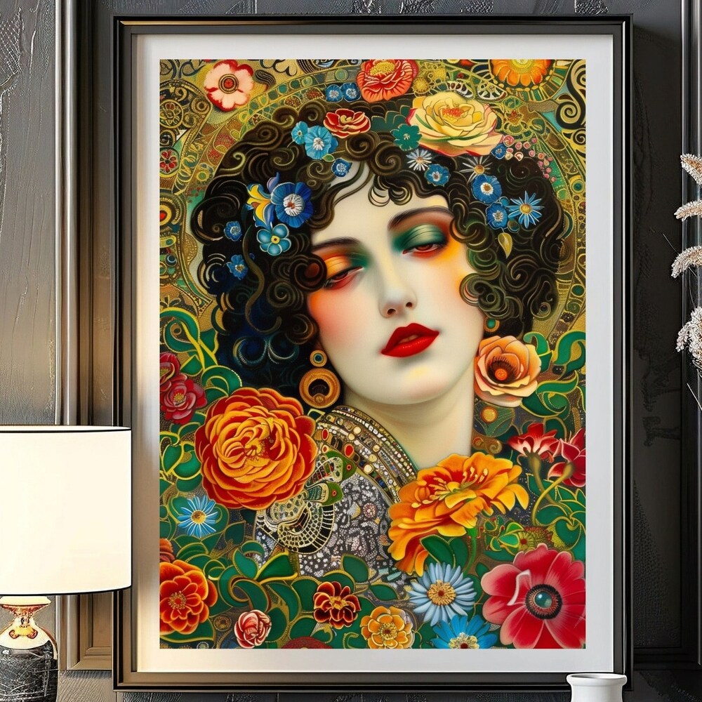 Dopaprint UNFRAMED PAPER POSTER Gustav Klimt Print, Famous Portrait ...