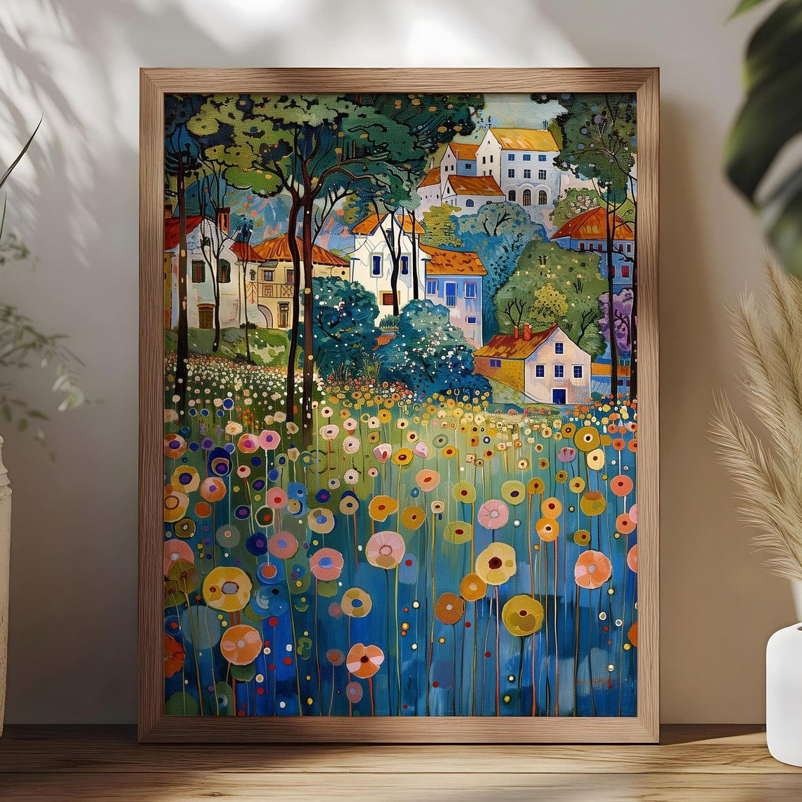 Dopaprint UNFRAMED PAPER POSTER Gustav Klimt Village Landscape Print ...