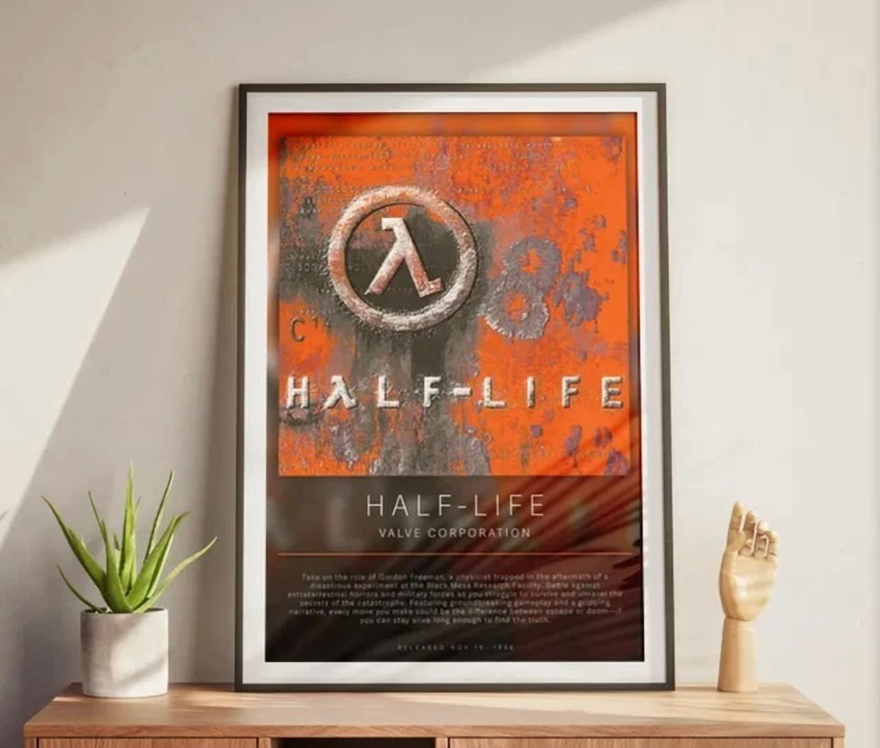 Dopaprint UNFRAMED PAPER POSTER Half Life Poster, Gaming Poster, Video ...