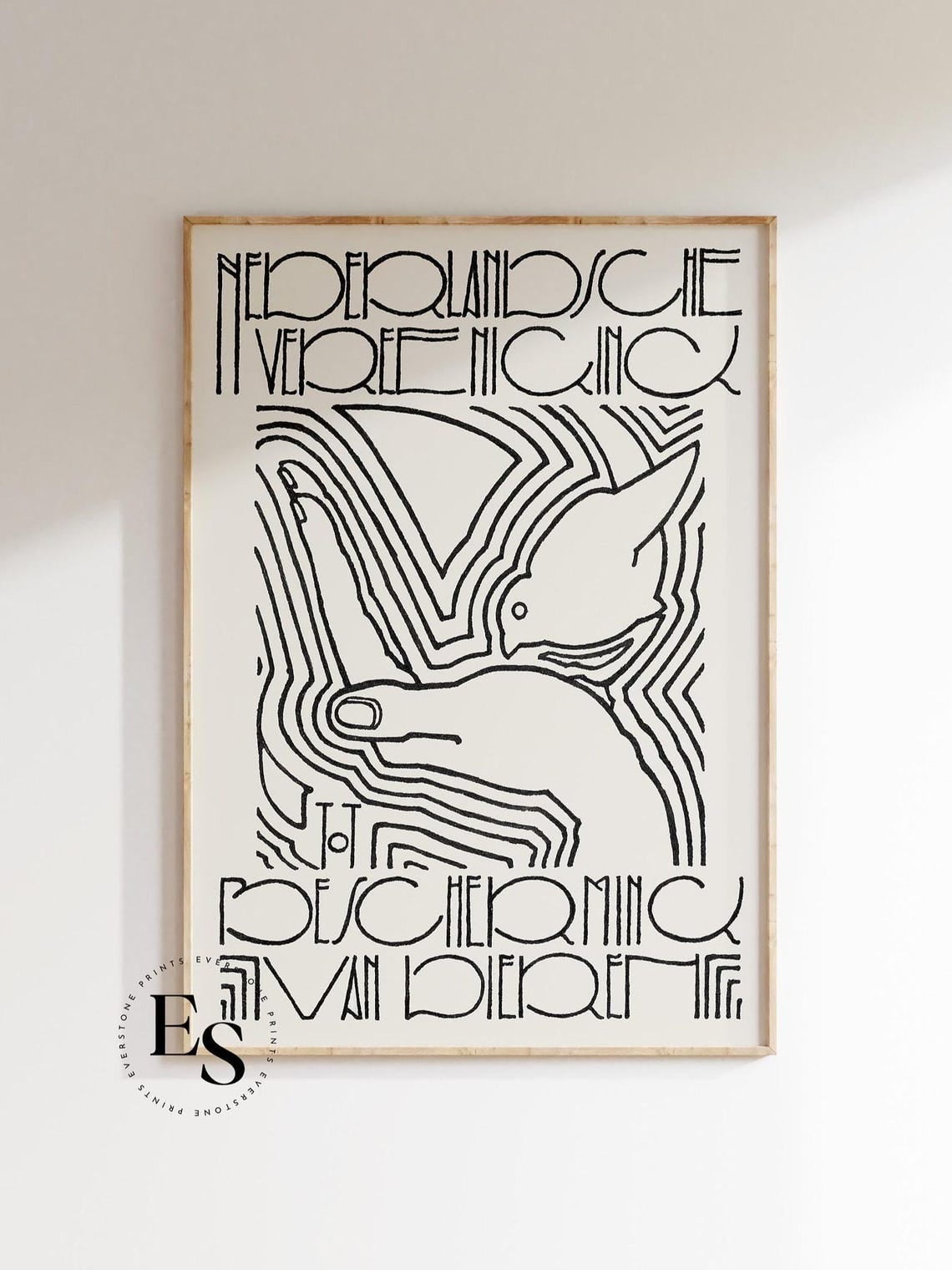 Dopaprint UNFRAMED PAPER POSTER Hand And Dove Print, Exhibition Poster ...