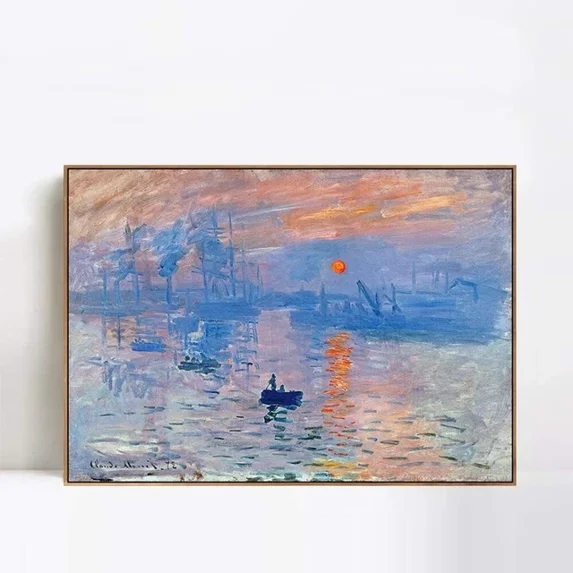 Dopaprint UNFRAMED PAPER POSTER Hand Painted Art Impression Soleil ...