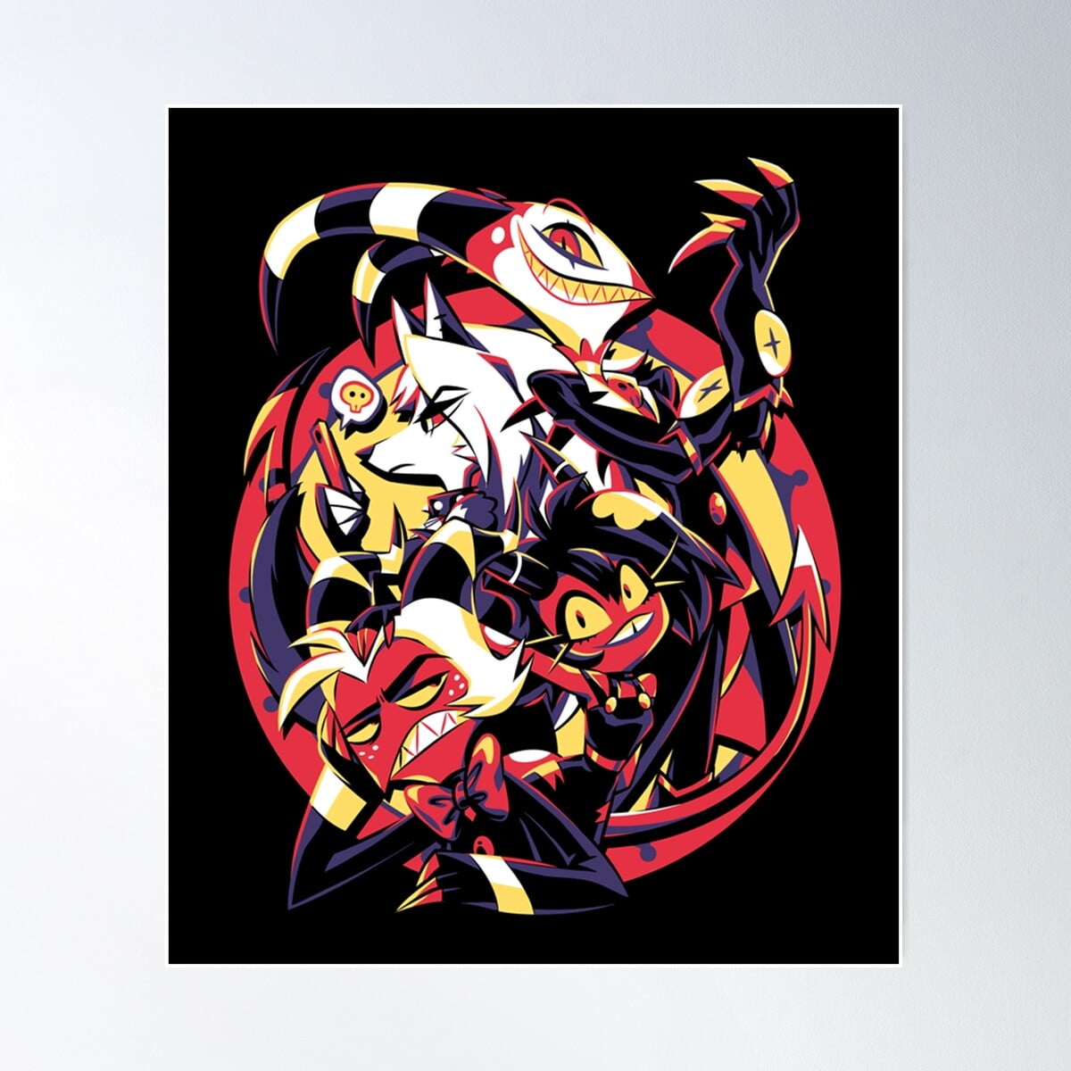 Dopaprint UNFRAMED PAPER POSTER Helluva Boss Poster Wall Art, Modern ...