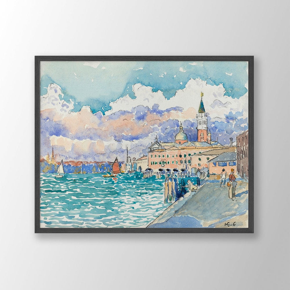 Dopaprint UNFRAMED PAPER POSTER Henri Edmond Cross Art Print, Venice ...