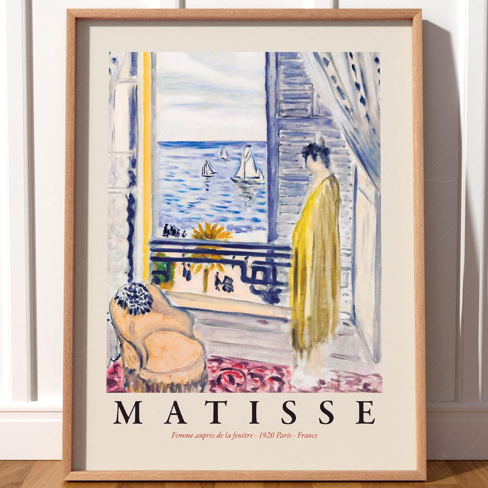 Dopaprint UNFRAMED PAPER POSTER Henri Matisse Woman By The Window ...