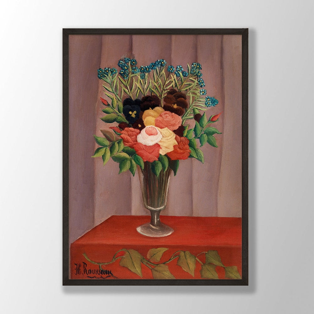 Dopaprint UNFRAMED PAPER POSTER Henri Rousseau Print, Bouquet Of ...