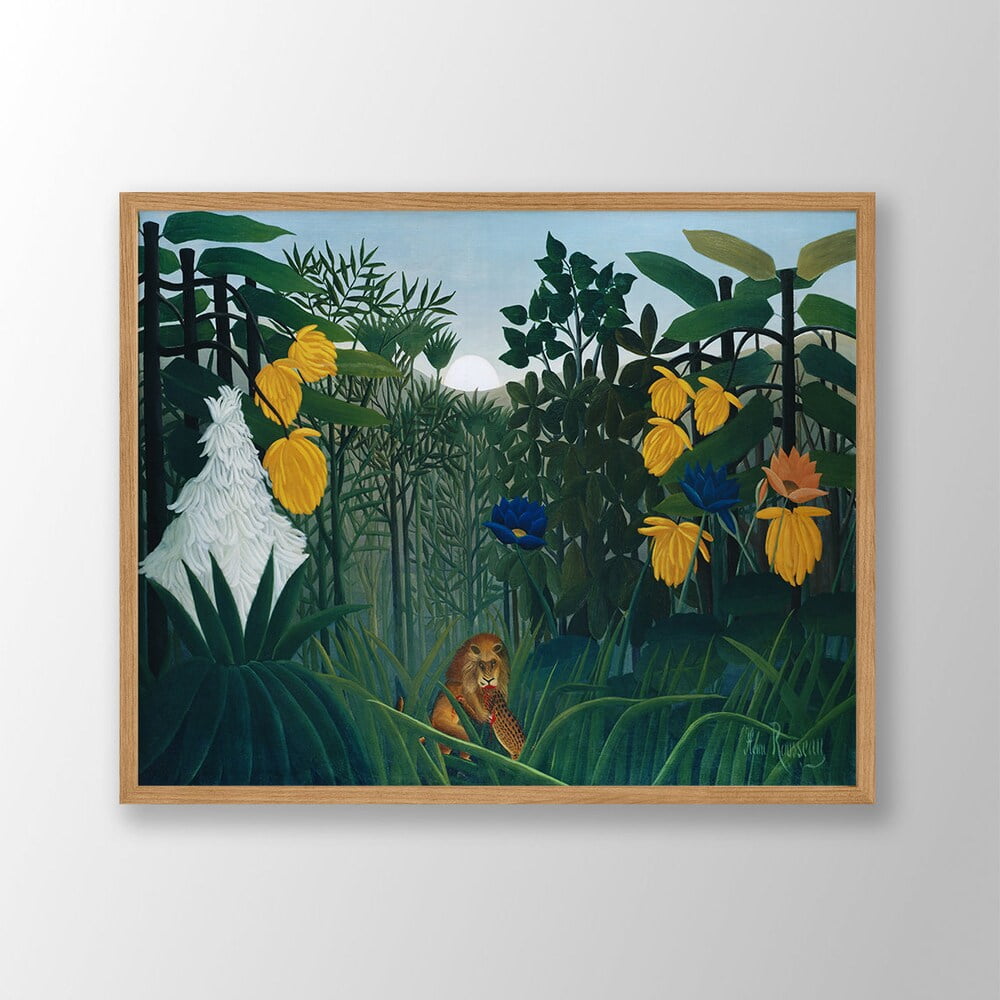 Dopaprint UNFRAMED PAPER POSTER Henri Rousseau Print, The Repast Of The ...
