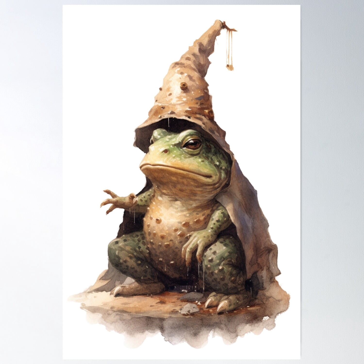 Dopaprint UNFRAMED PAPER POSTER Hermit Wizard Toad Frog Poster Wall Art ...