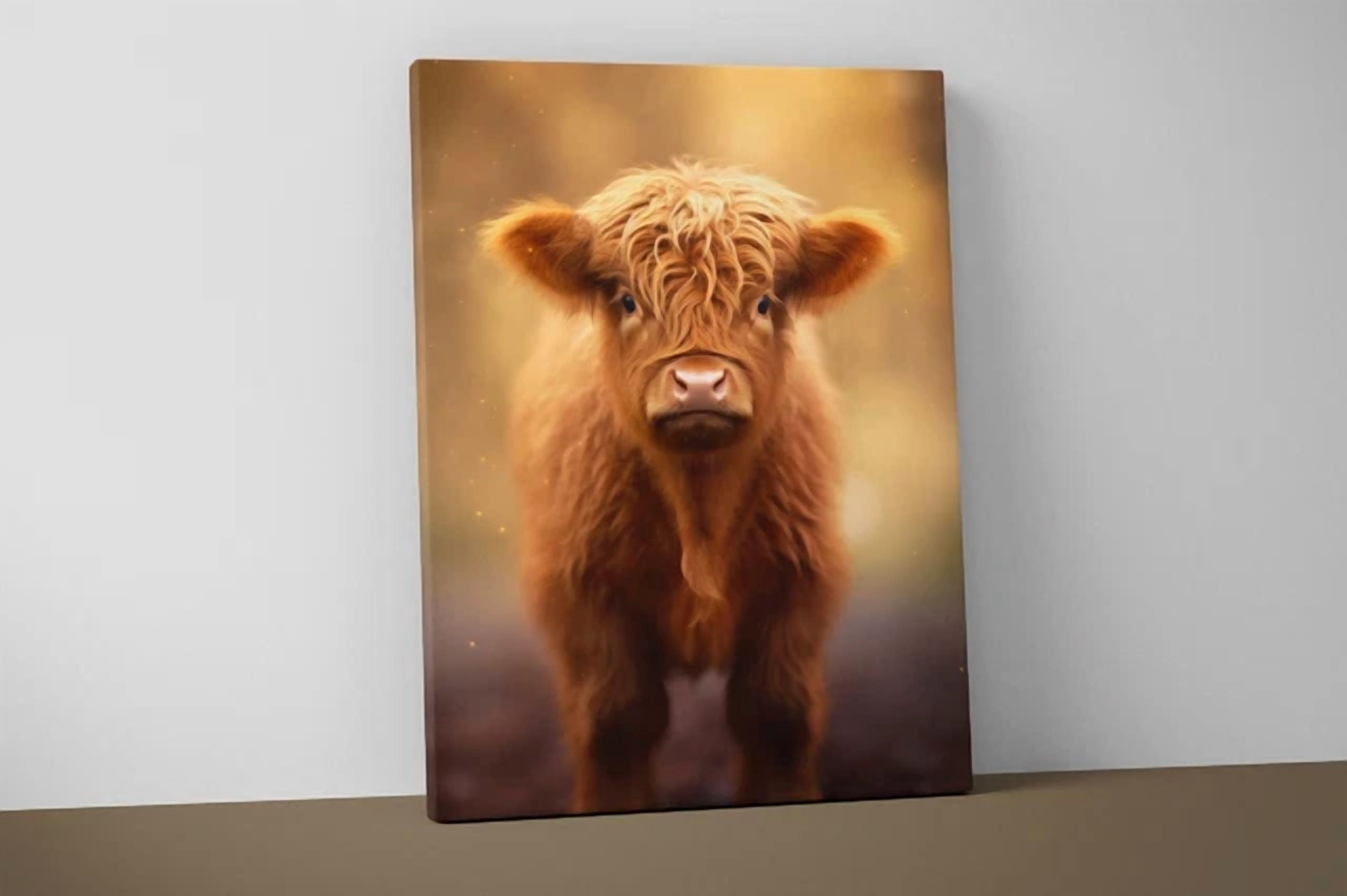 Dopaprint UNFRAMED PAPER POSTER Highland Cow Wall Art, Wall Art ...