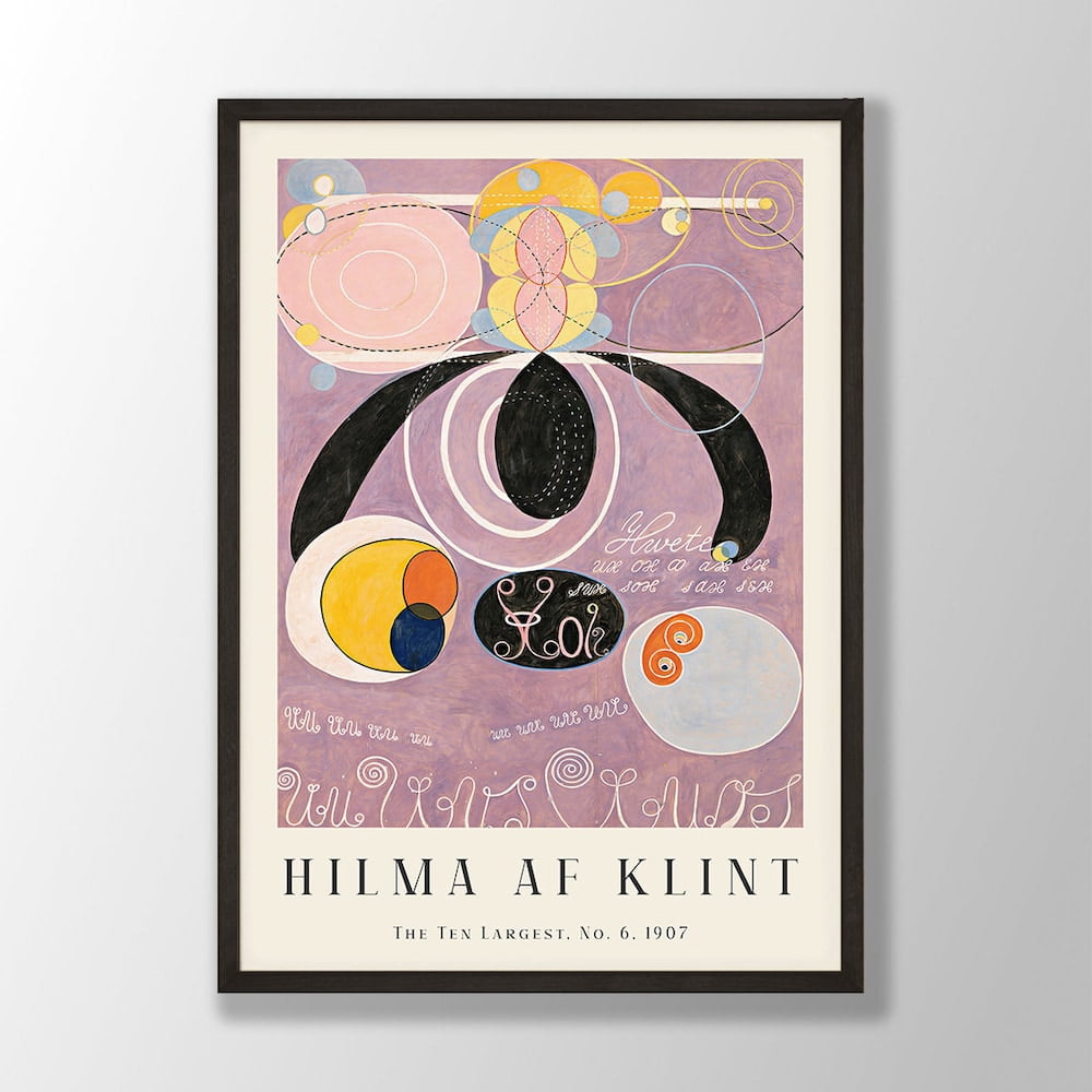 Dopaprint UNFRAMED PAPER POSTER Hilma Af Klint Print No:6 - Hilma Af ...