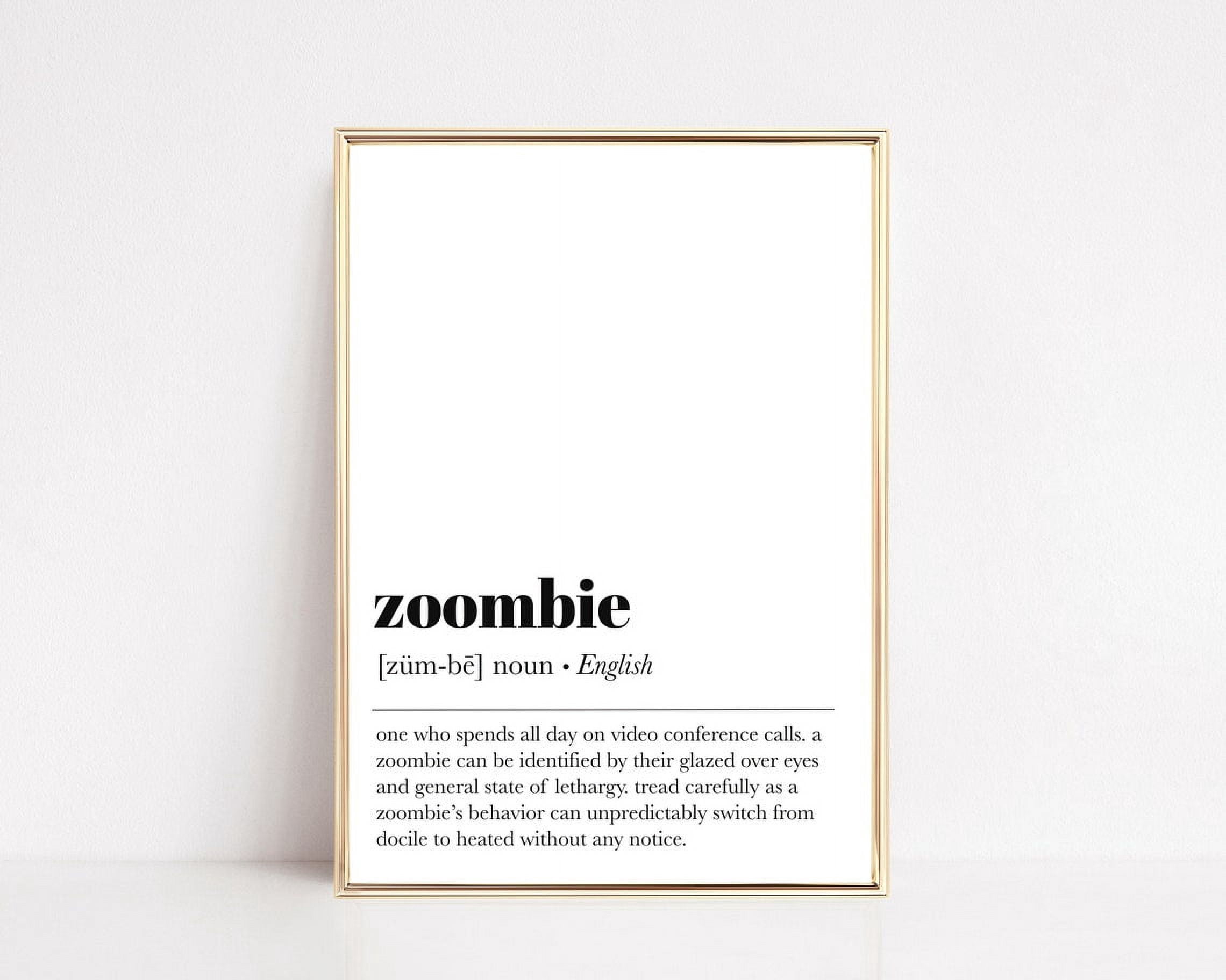 Dopaprint UNFRAMED PAPER POSTER Home Office Wall Decor Zoombie ...