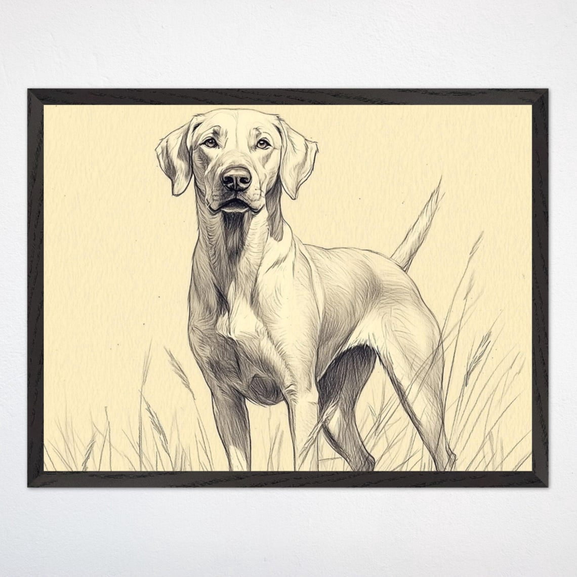 Dopaprint UNFRAMED PAPER POSTER Hunting Dog Nursery Wall Art, Vintage ...