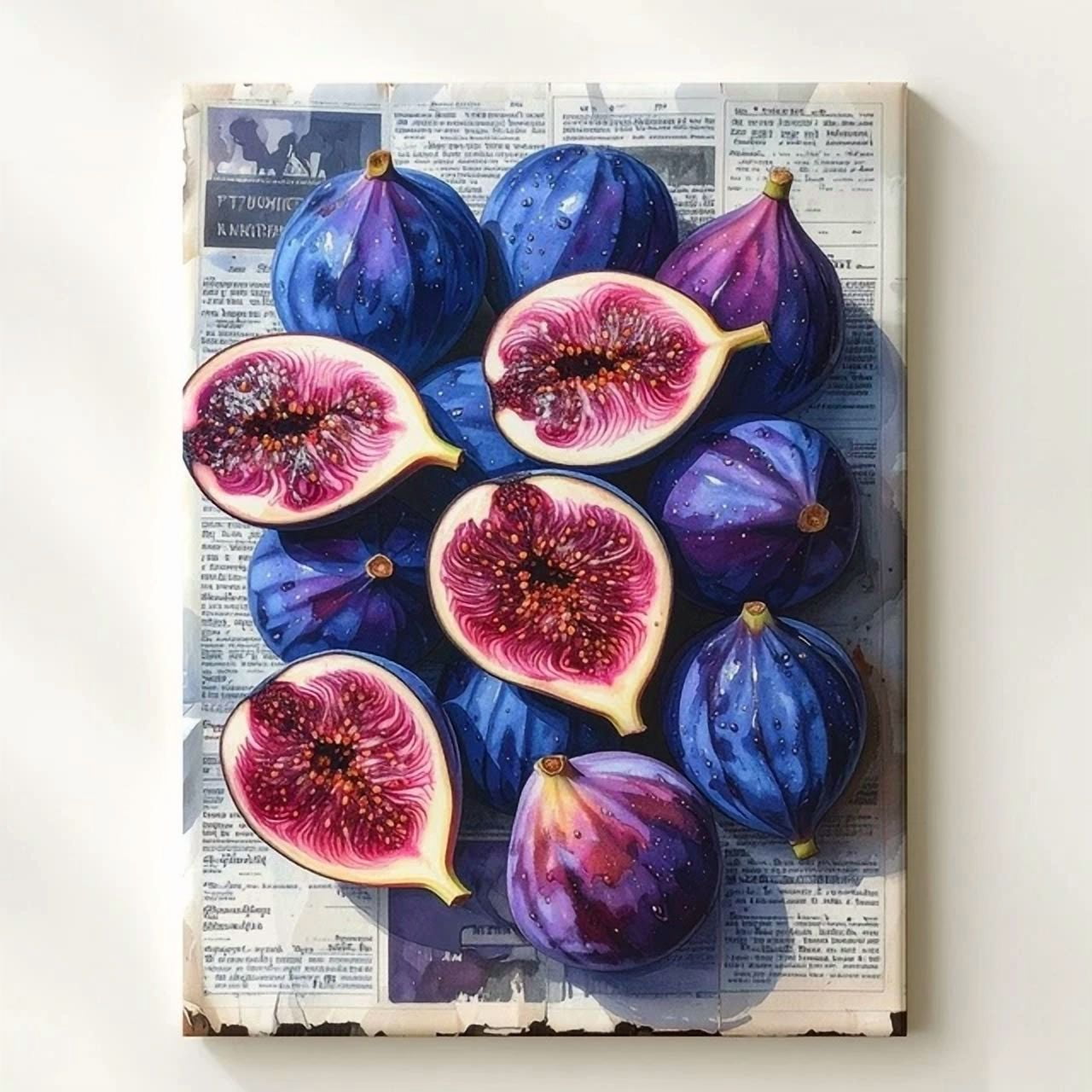 Dopaprint UNFRAMED PAPER POSTER Hyperrealistic Fig Postergritty ...