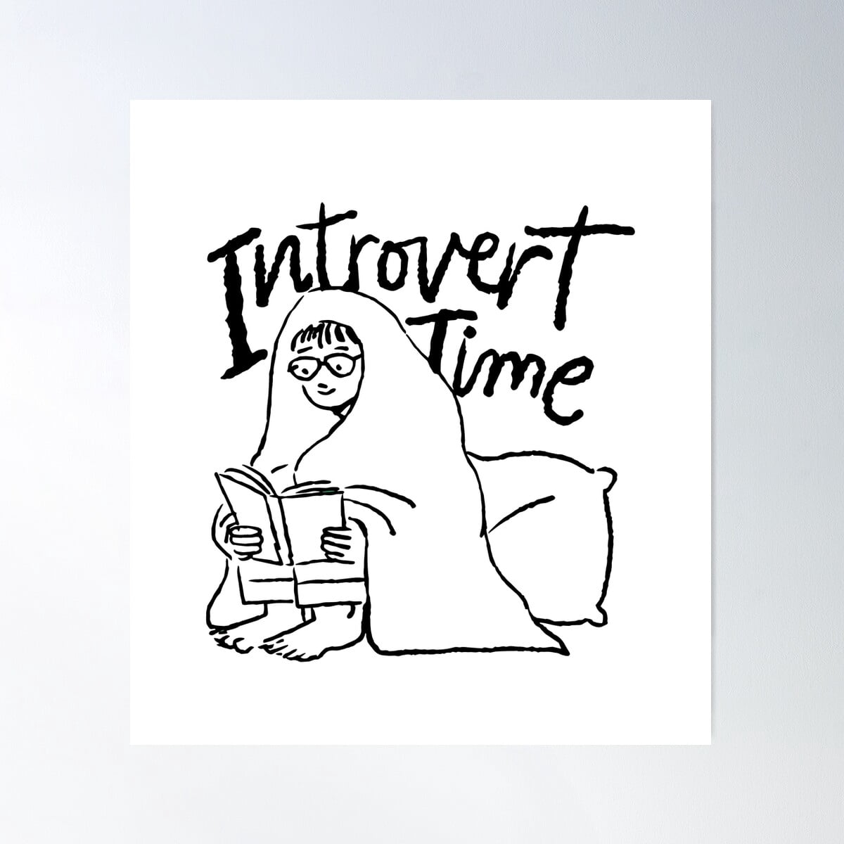 Dopaprint UNFRAMED PAPER POSTER I'M An Introvert, I'M Addicted To ...