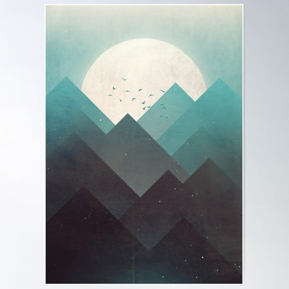 Dopaprint UNFRAMED PAPER POSTER Ice Lands Poster Wall Art, Modern Wall ...