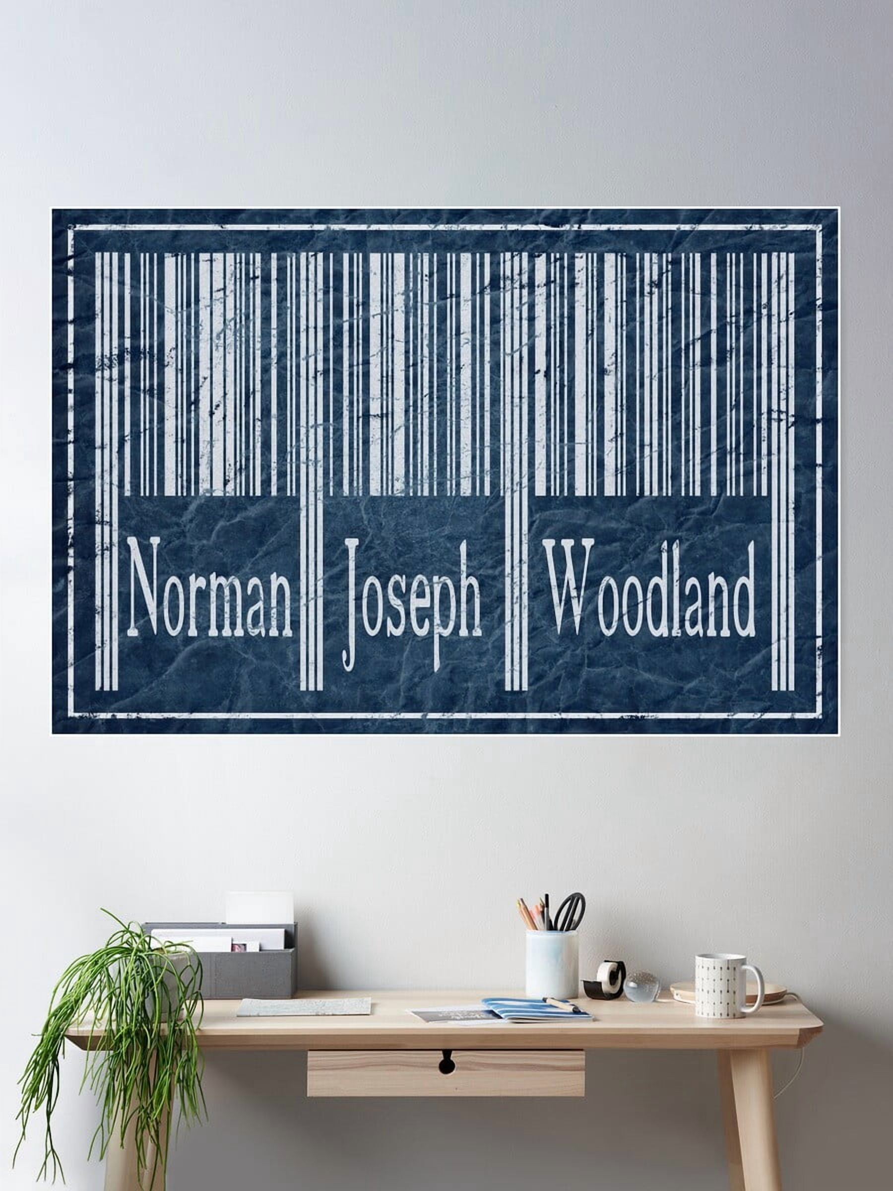 Dopaprint UNFRAMED PAPER POSTER Illustration - Barcode, N.J.Woodland In ...
