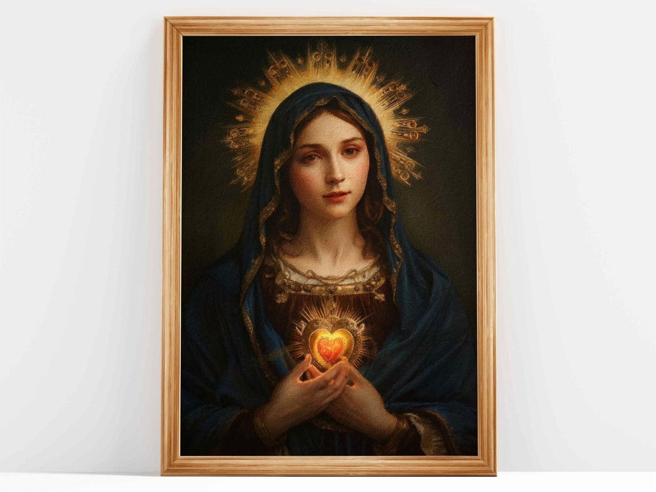 Dopaprint UNFRAMED PAPER POSTER Immaculate Heart Of Mother Mary ...