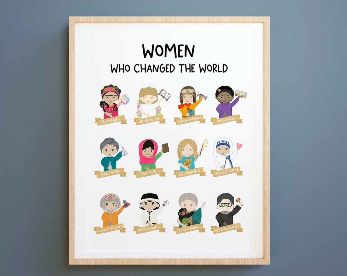 Dopaprint UNFRAMED PAPER POSTER Influential Women In History, Women Who ...